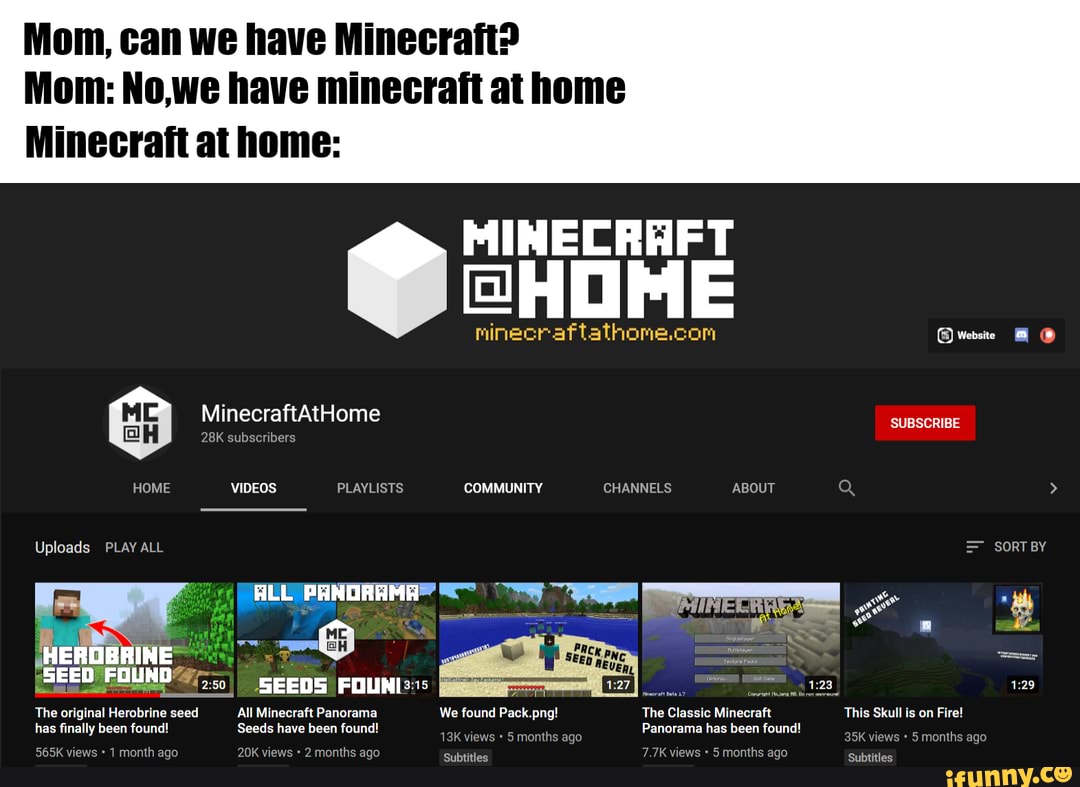 Minecraftathome memes. Best Collection of funny Minecraftathome ...