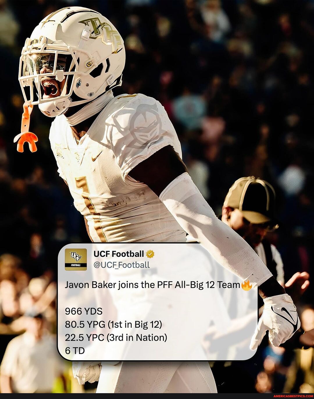 Javon Baker this season 🔥🔥 Congrats on making the @pff_college All-Big ...