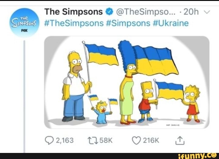 The Simpsons @ @TheSimpso... #TheSimpsons #Simpsons #Ukraine - iFunny