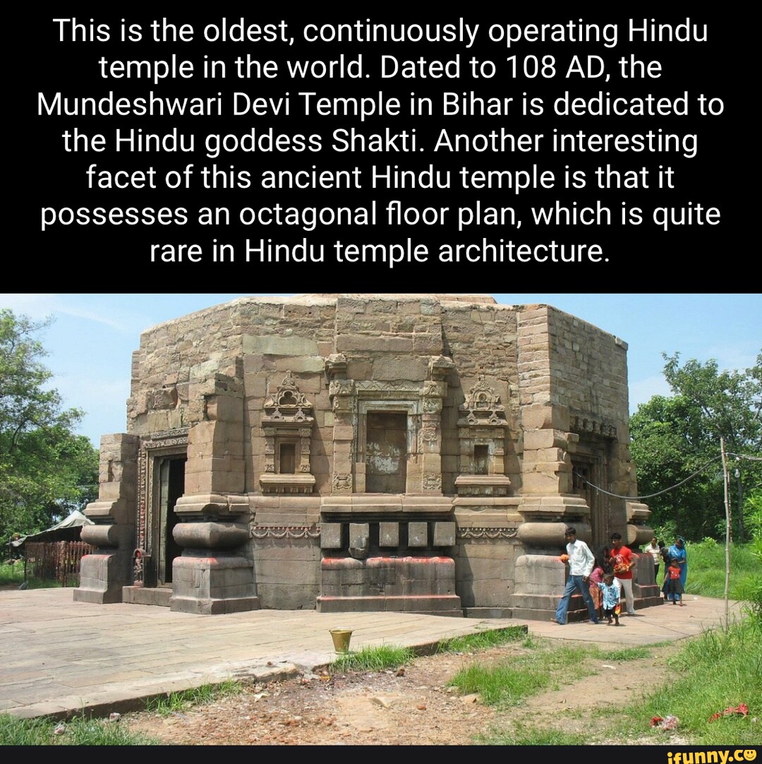 This is the oldest, continuously operating Hindu temple in the world ...