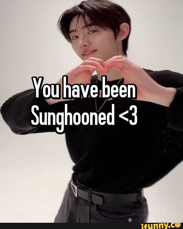 You have been Sunghooned