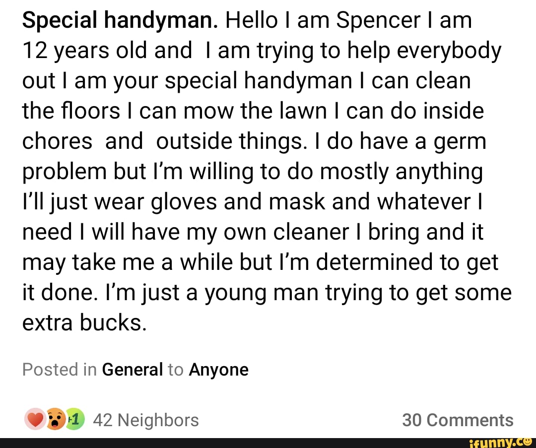 Handyman memes. Best Collection of funny Handyman pictures on iFunny