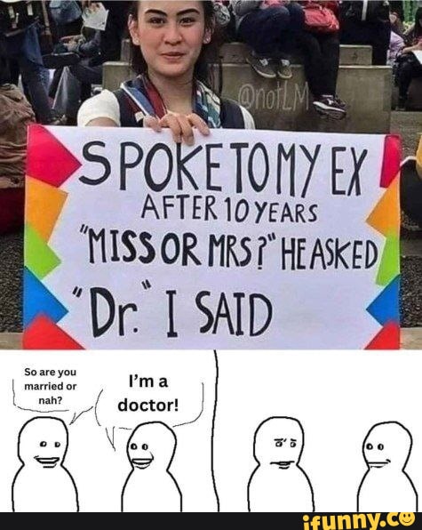 > POKE TON Et >'Dr' SAID ma poctons ) f= a ried or - iFunny