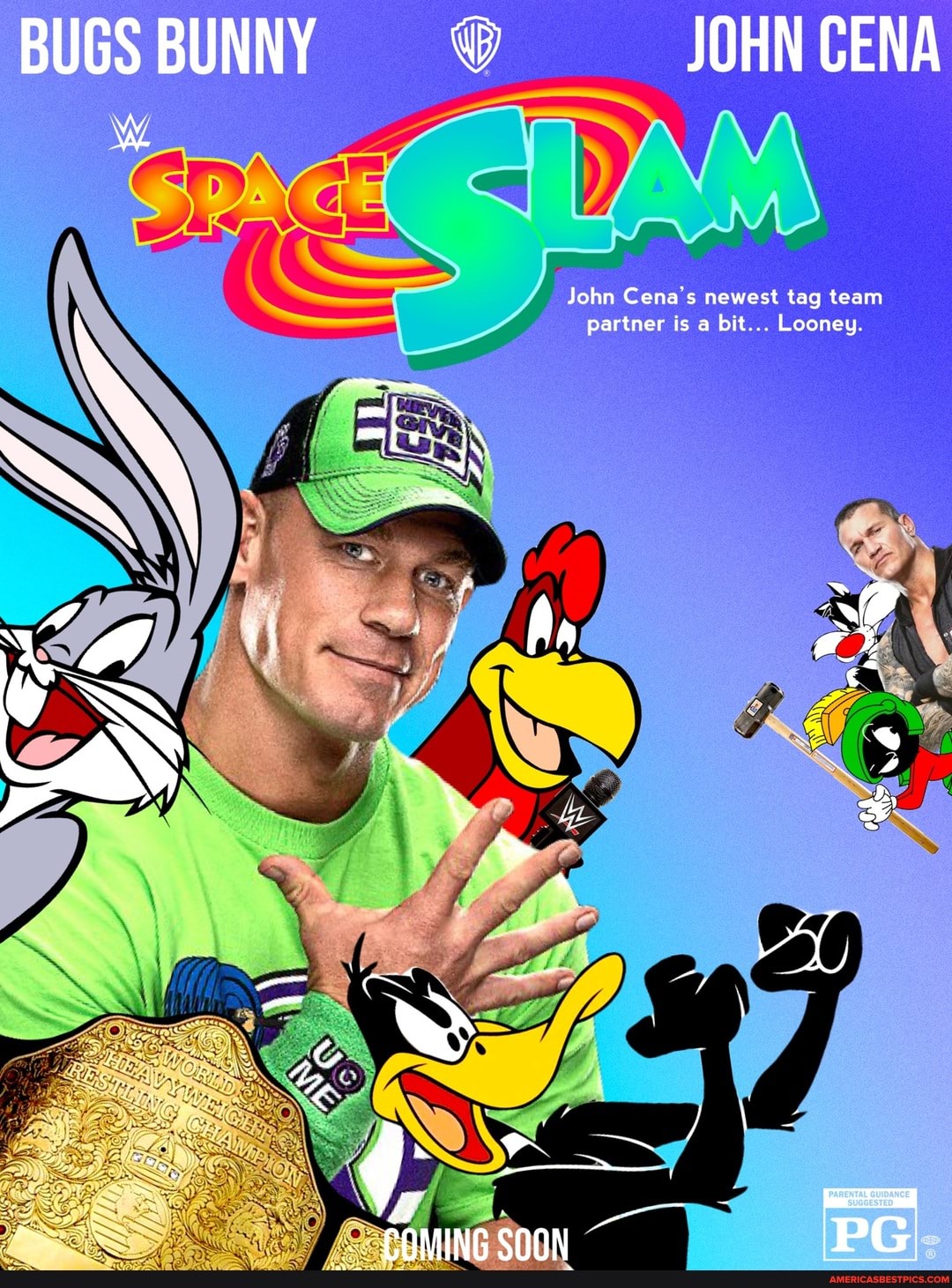 BUGS BUNNY JOHN CENA John Cena's newest tag team partner ar is a bit ...