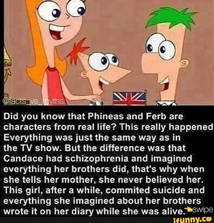 Did you know that Phineas and Ferb are characters from real life? This ...