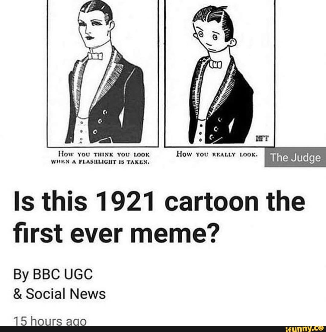 Is this 1921 cartoon the first ever meme? By BBC UGC & Social News - iFunny