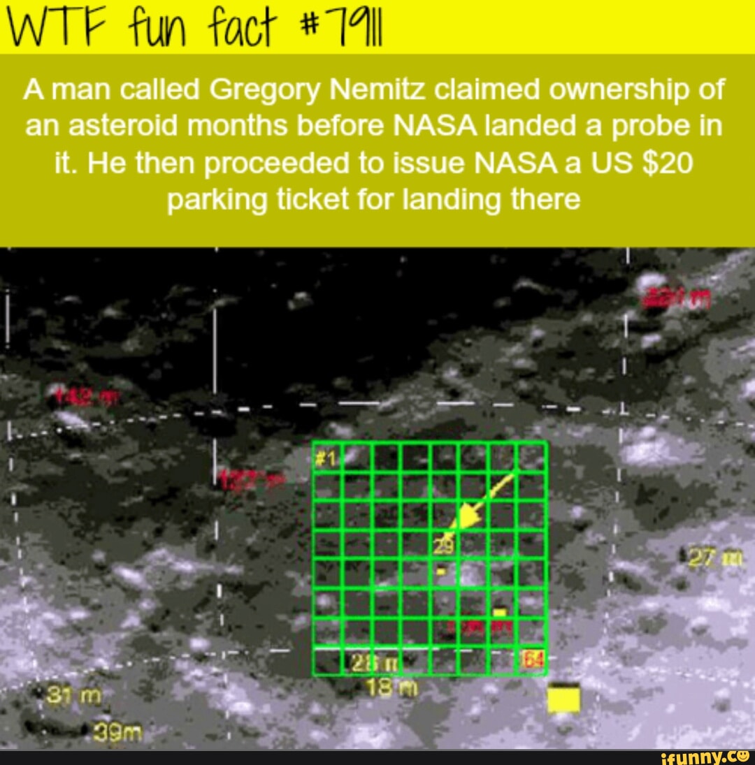 WT fun fact Aman called Gregory Nemitz claimed ownership of an asteroid ...