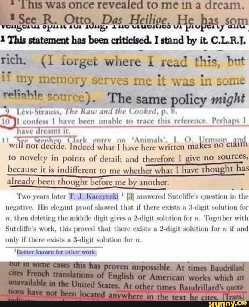 Was once reveaied to dream. This statement has been criticlsed. I by it ...