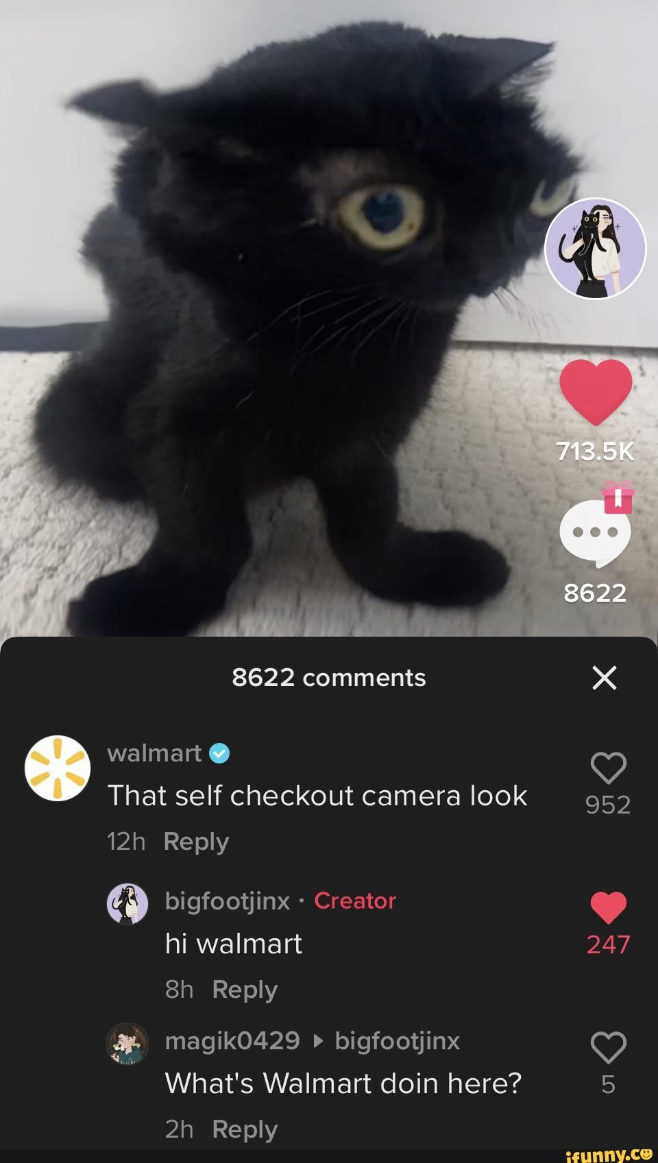 8622 comments walmart @ That self checkout camera look 959 Reply ...