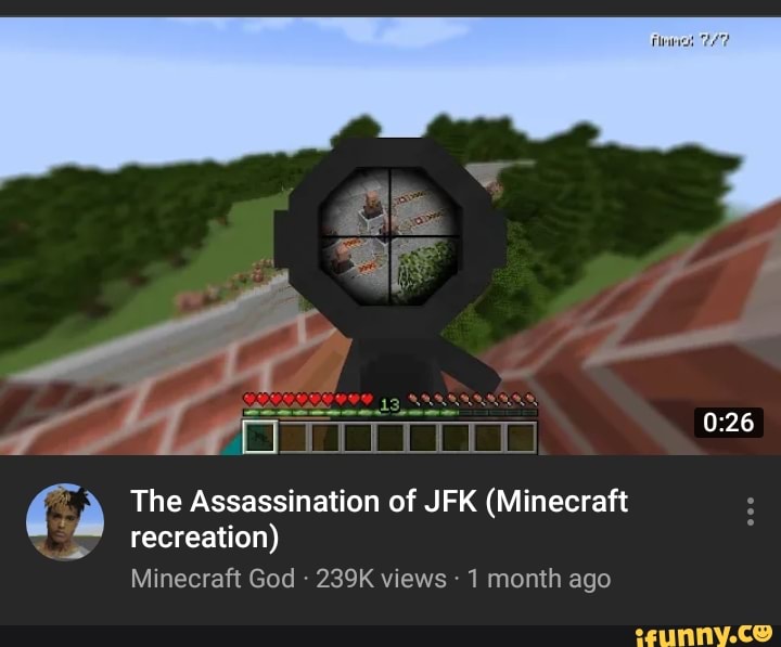 The Assassination of JFK (Minecraft : recreation) Minecraft God - 239K ...