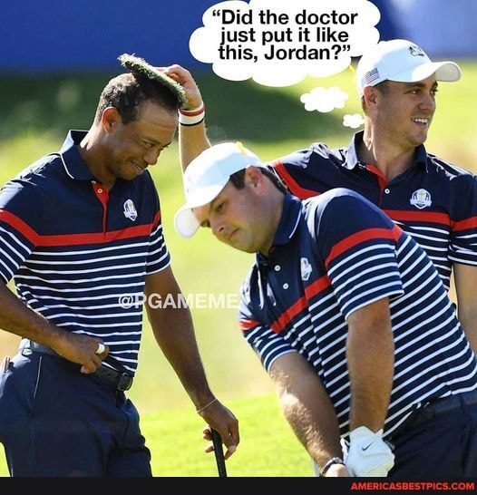 K, sorry. One more Spieth hair joke. . . . . #PGAMeme #rydercup #Spieth ...