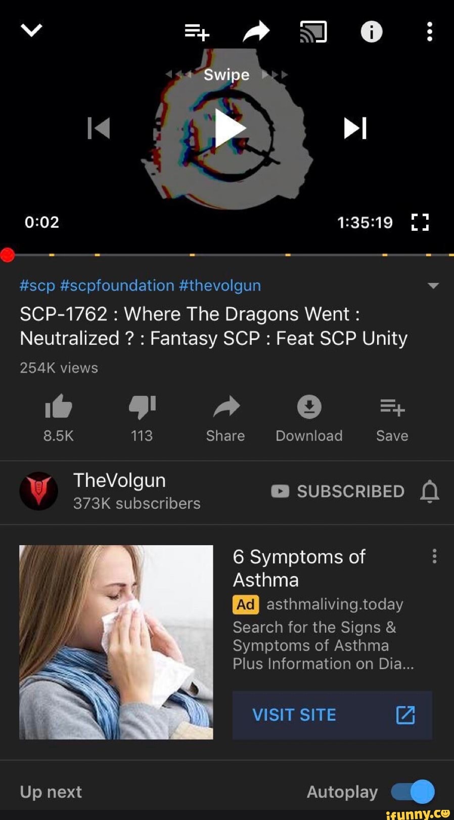 #scp #scpfoundation #thevolgun v SCP-1762 : Where The Dragons Went ...