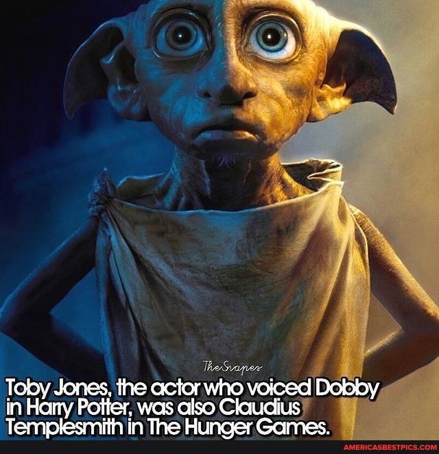 Toby Jones, the actor who voiced Dobby in Hany Potter, was also ...