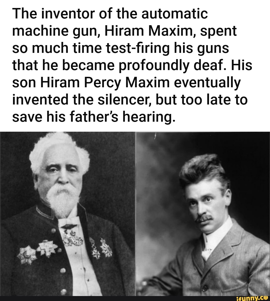 The inventor of the automatic machine gun, Hiram Maxim, spent so much ...
