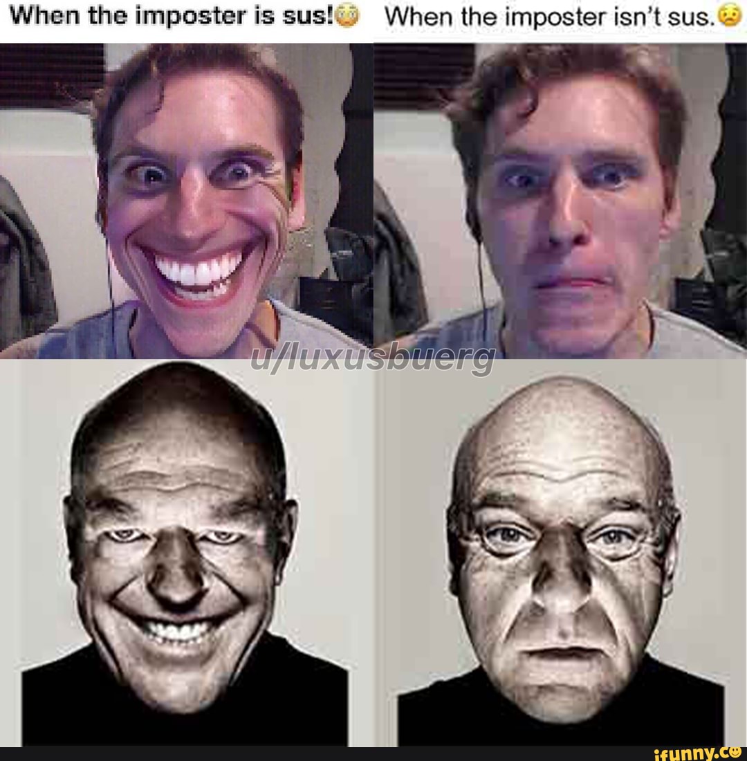 When the imposter is sus! When the imposter isn't sus. - iFunny