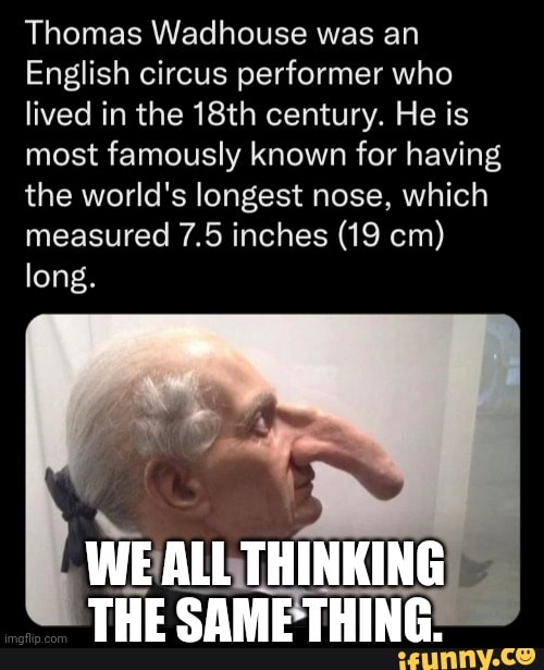 Thomas Wadhouse was an English circus performer who lived in the 18th century. He is most ...