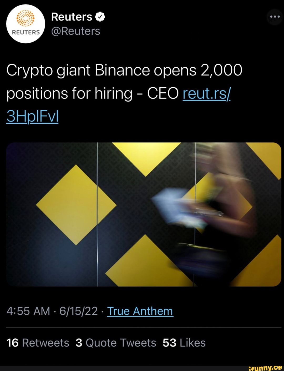 Binance memes. Best Collection of funny Binance pictures on iFunny