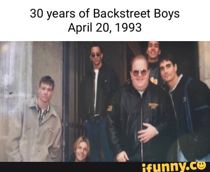 30 years of Backstreet Boys April 20, 1993 - iFunny