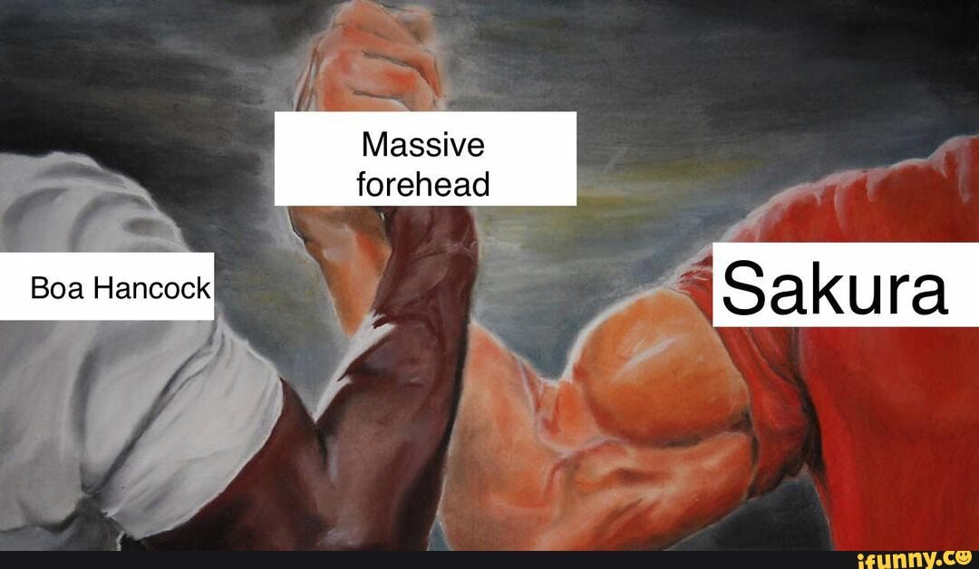 Boa Hancock' Massive forehead - iFunny