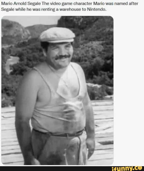 Mario Arnold Segale The video game character Mario was named after ...