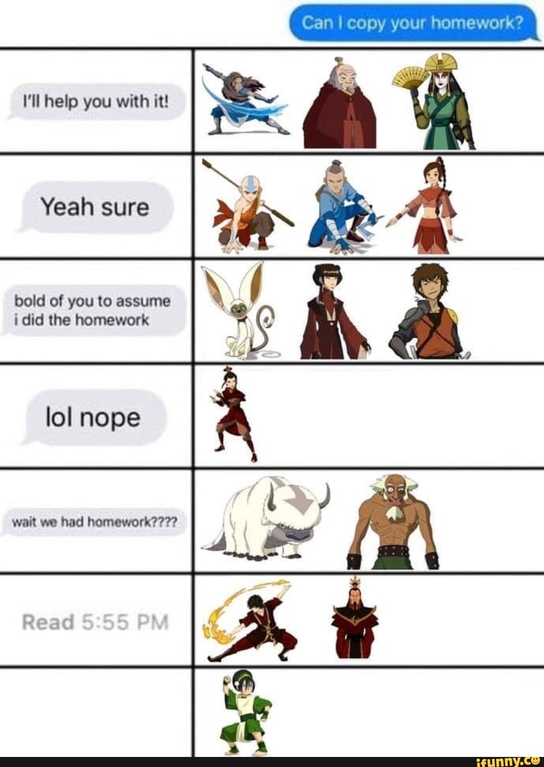 Yeah sure bold of you to assume ¡did the homework lol nope wait we had homework???? Um j PG cu ...