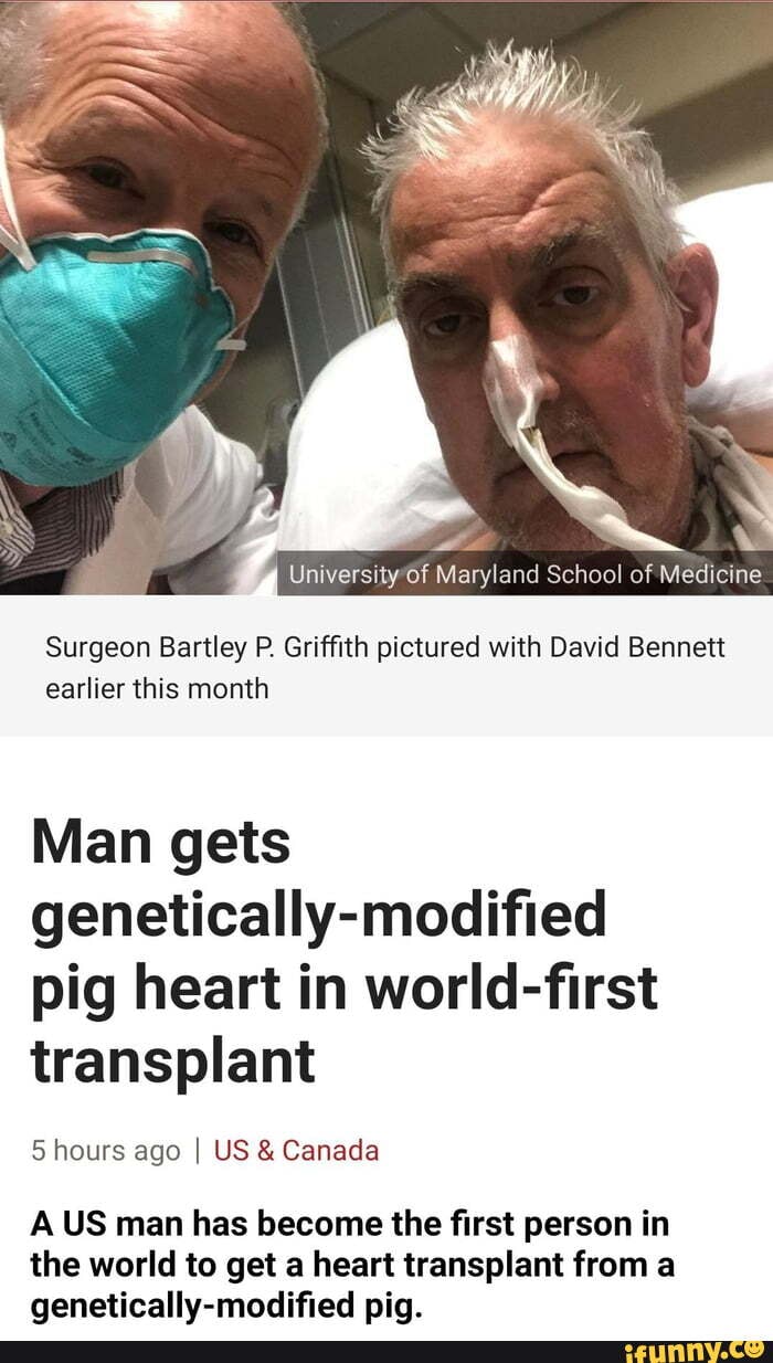 UniversityOf Maryland School of Medicine Surgeon Bartley P. Griffith ...