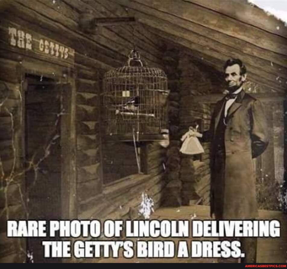 RARE PHOTG OF LINCOLN DELIVERING THE GETTY'S BIRD DRESS. - America’s ...
