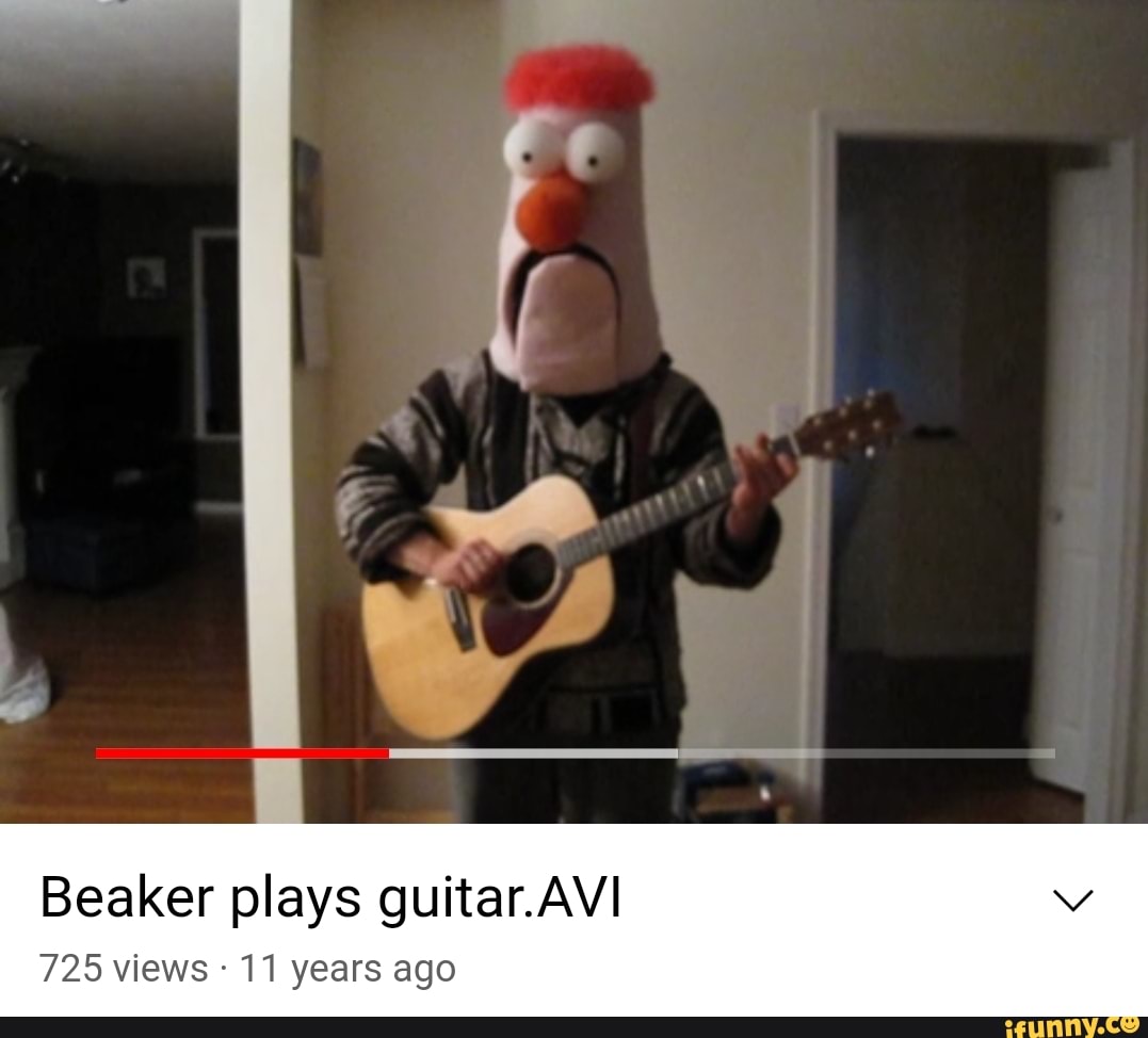 Beaker plays guitar.AVI 725 views 11 years ago - iFunny