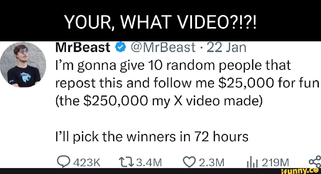 Mrbeast memes. Best Collection of funny Mrbeast pictures on iFunny