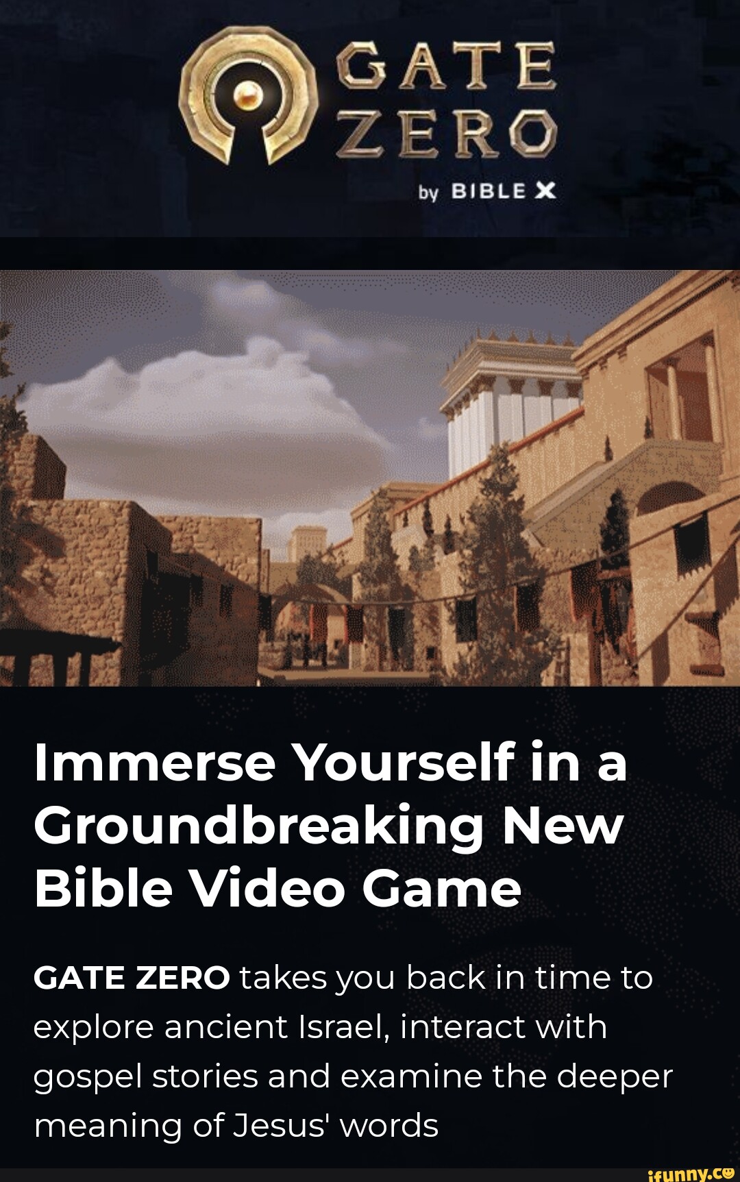 GATE ZERO by BIBLE Immerse Yourself ina Groundbreaking New Bible Video ...