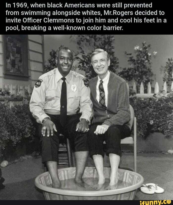 In 1969, when black Americans were still prevented from swimming ...