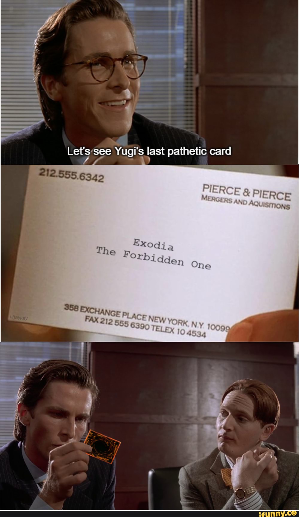 Let's see Yugi's last pathetic card is PIERCE @ PIERCE MORG - iFunny