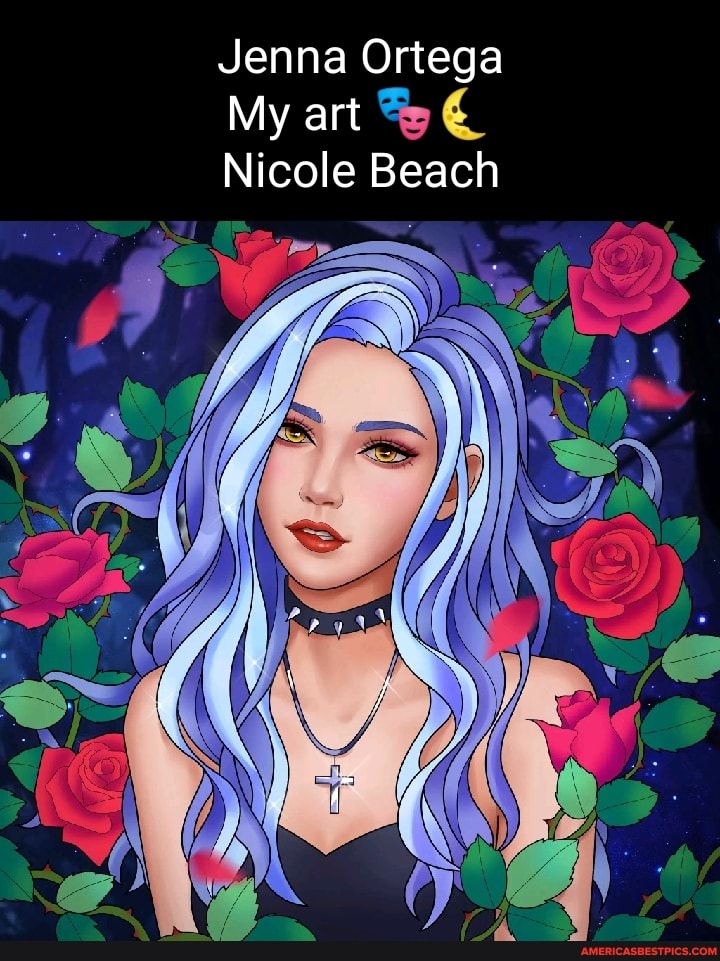 Jenna Ortega My art Nicole Beach - America’s best pics and videos