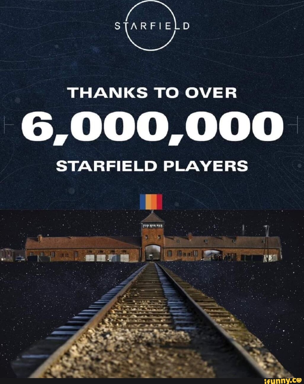 THANKS TO OVER 6,000,000 STARFIELD PLAYERS - iFunny