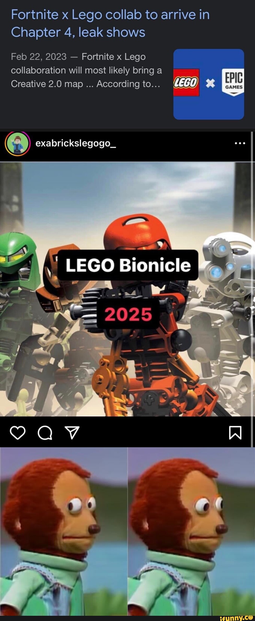 Fortnite x Lego collab to arrive in Chapter 4, leak shows Feb 22, 2023 ...