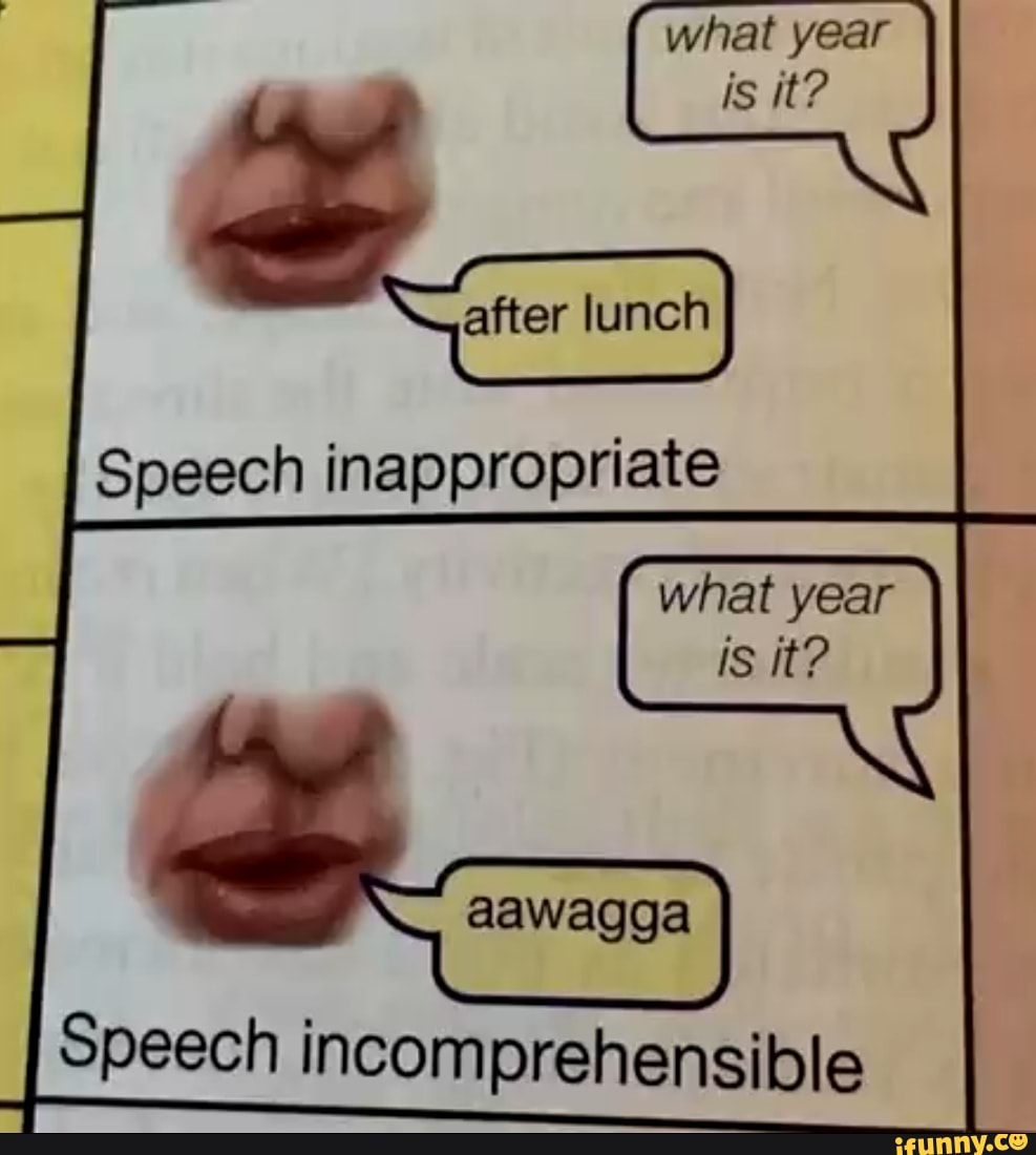 What year is it? Speech inappropriate what year is it? Speech ...