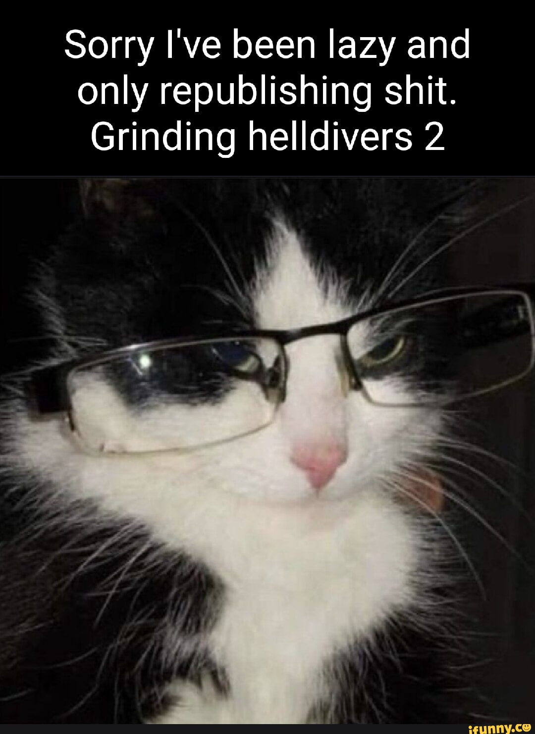 Sorry I've been lazy and only republishing shit. Grinding helldivers 2 ...