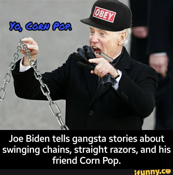 Joe Biden tells gangsta stories about swinging chains, straight razors ...