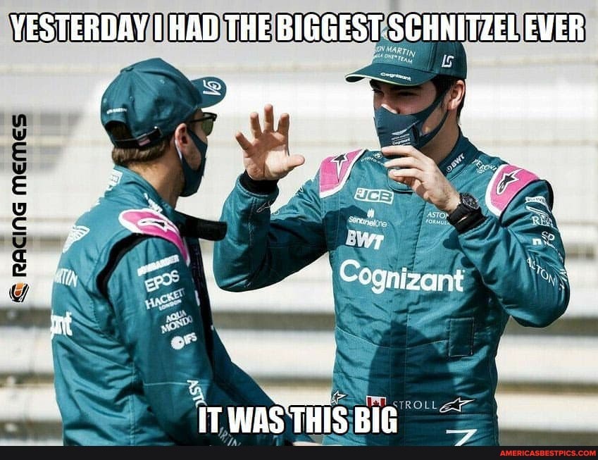 YESTERDAY I HAD THE BIGGEST SCHNITZEL EVER Cognizant memes memes RACING ...