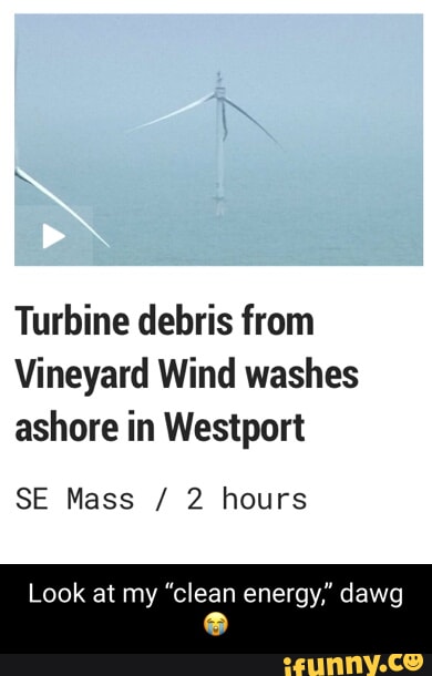 Turbine debris from Vineyard Wind washes ashore in Westport SE Mass / 2 ...
