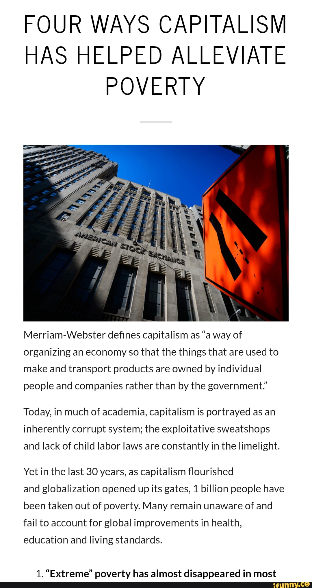 FOUR WAYS CAPITALISM HAS HELPED ALLEVIATE POVERTY Merriam-Webster ...