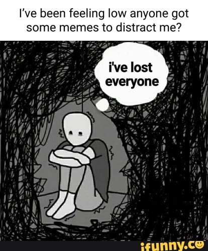 I've been feeling low anyone got some memes to distract me? i've lost ...