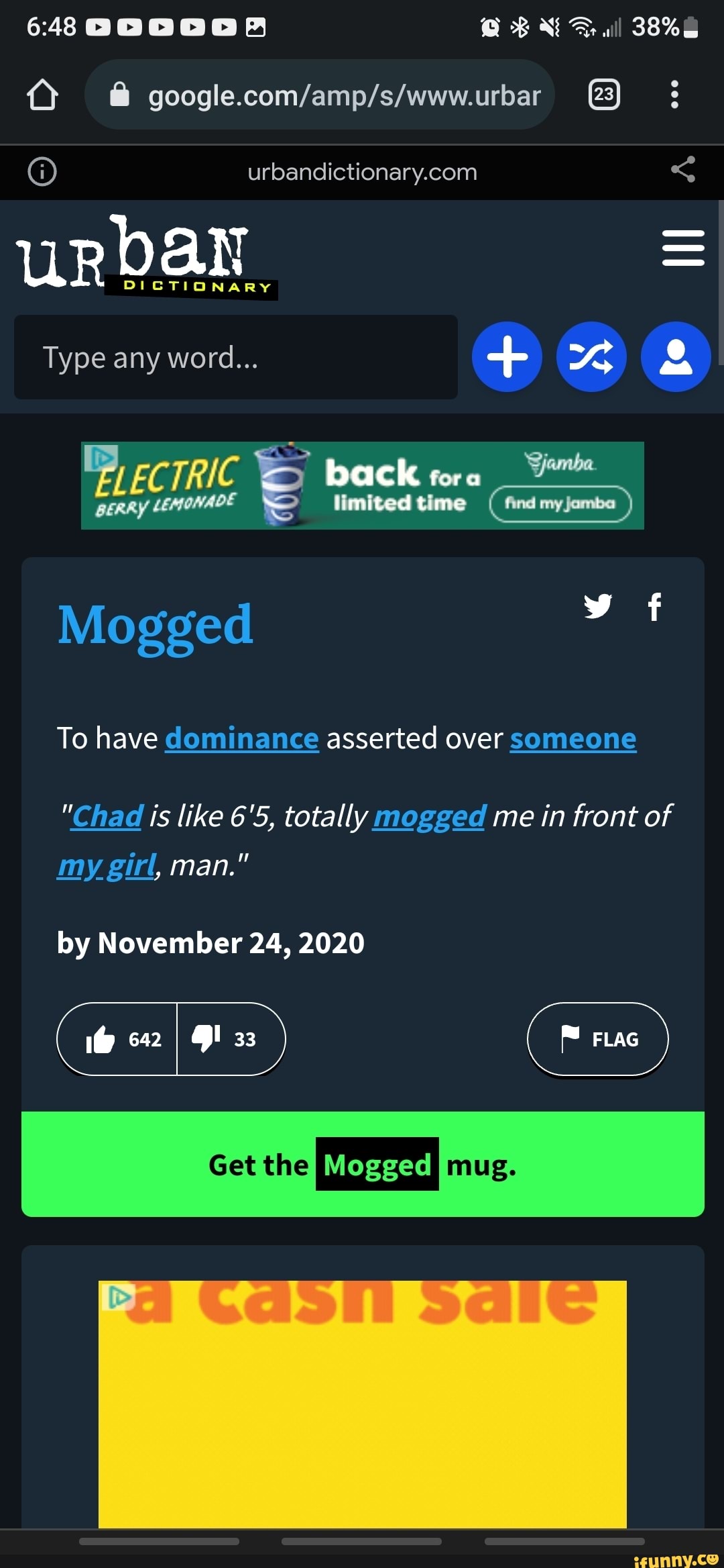 DOOO Type any word... LECTRIC BERRY Mogged UR DICTIONARY back fora ...