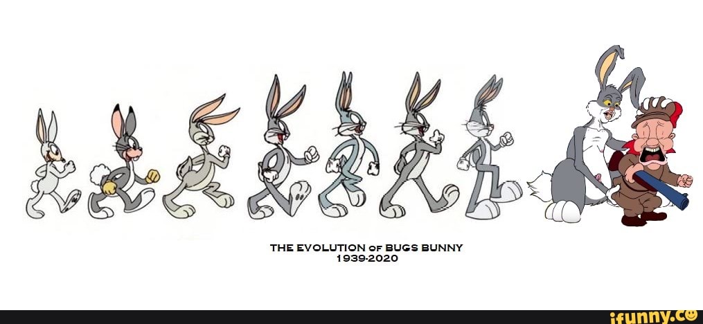THE EVOLUTION oF BUGS BUNNY 1939-2020 - iFunny