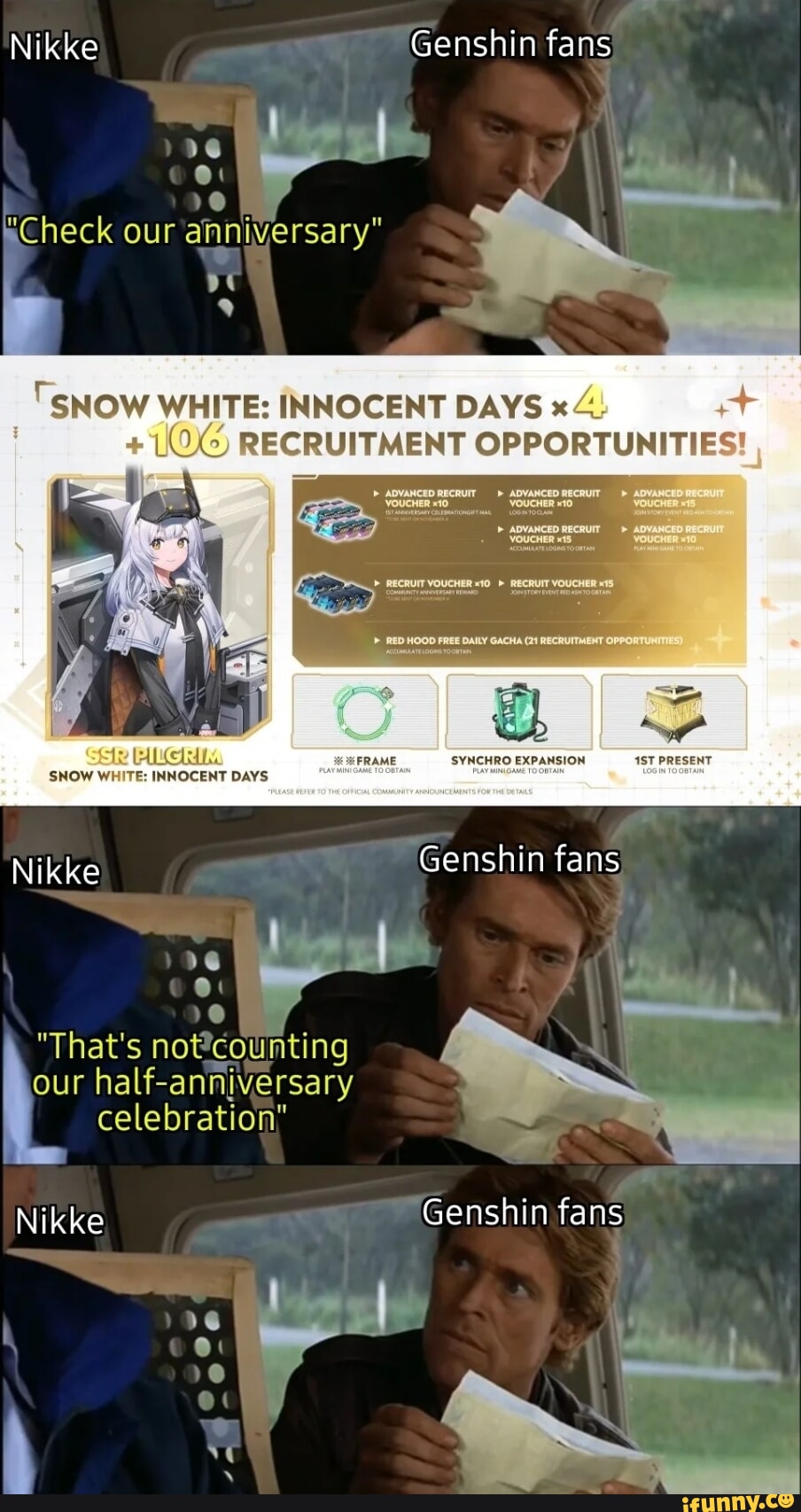 Nikke Genshin fans DO