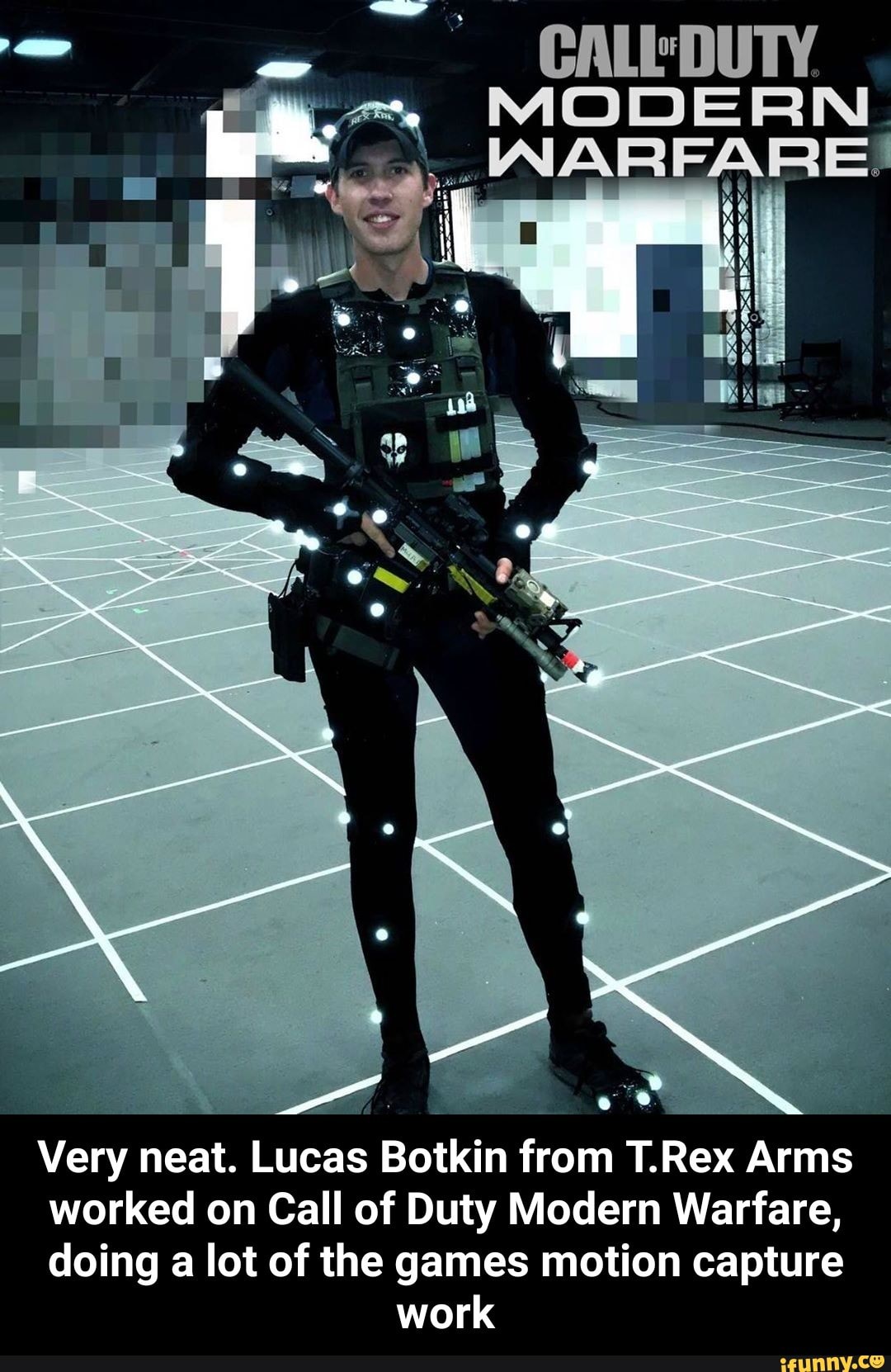 Very neat. Lucas Botkin from T.Rex Arms worked on Call of Duty Modern ...