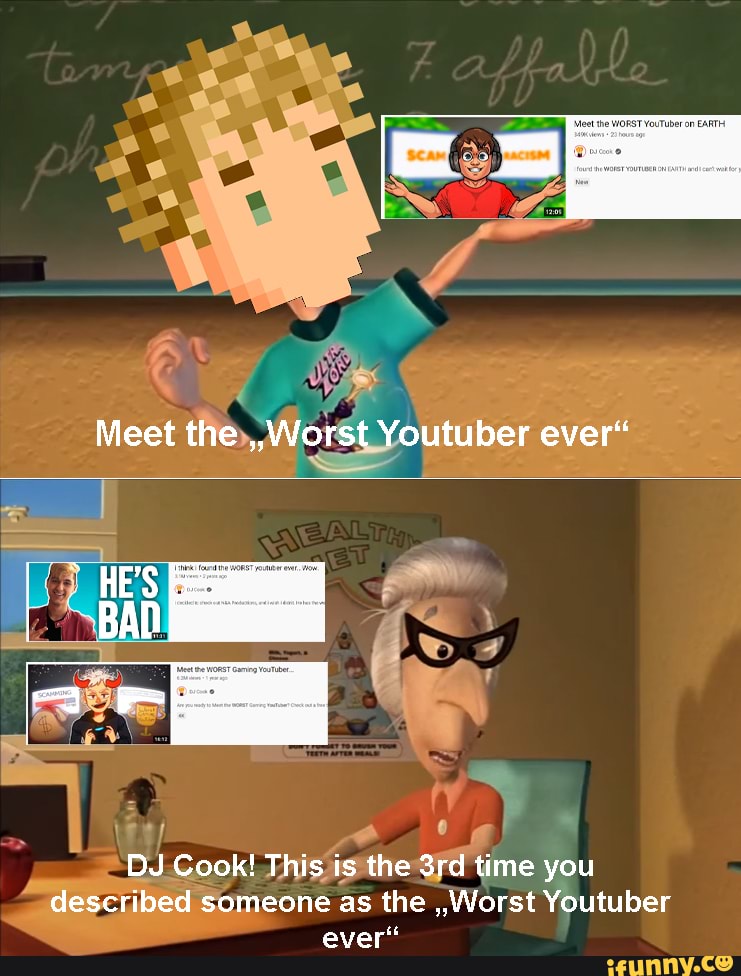Meet the ,,Worst Youtuber ever" HES ~ BAN DJ Cook! This is the time you ...