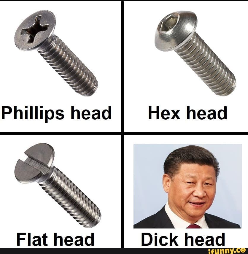 Hex head Phillips head Elat haad Nick haad - iFunny
