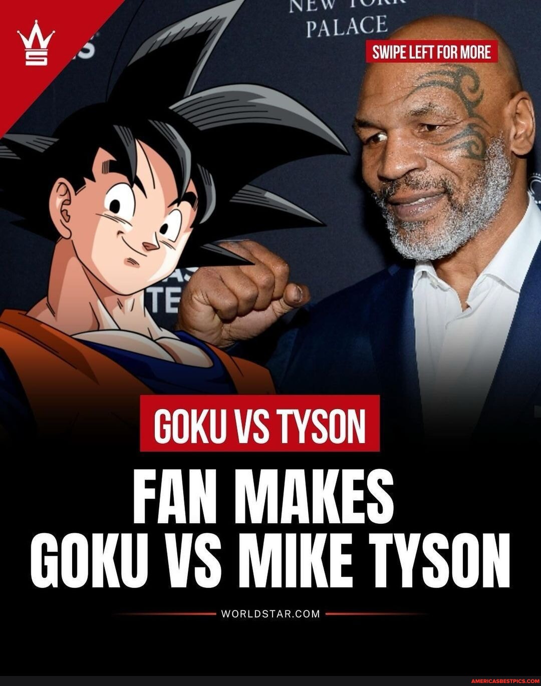 Fan makes a realistic #Goku VS. #MikeTyson boxing fight! 😂👀 @miketyson ...