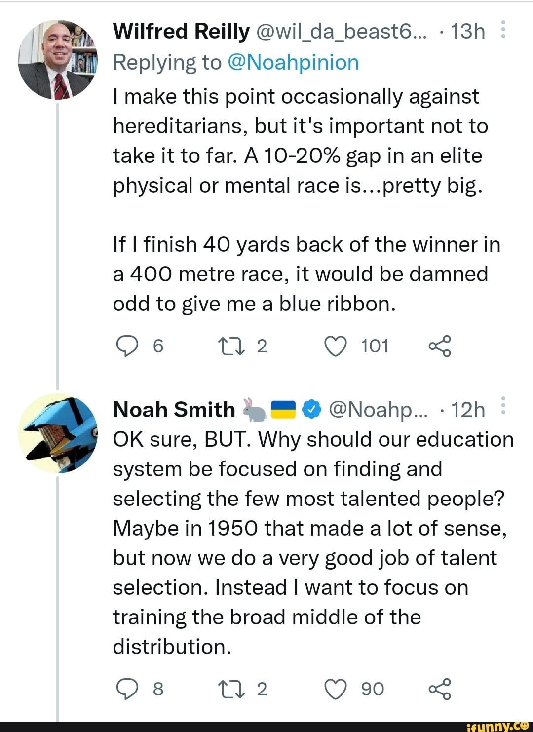 Wilfred Reilly @wil_da_beast6... - Replying to @Noahpinion I make this ...